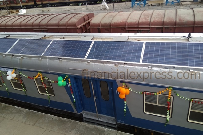 Commendable step! Solar panels to be fitted on Indian Railways trains ...