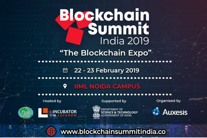 IIM Lucknow Noida campus gears up for Blockchain Summit India 2019 on ...