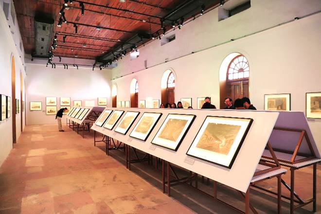 Art in the barracks: Red Fort showcases visual narratives capturing ...