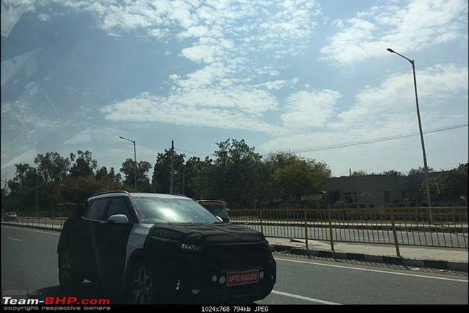 Upcoming Kia SP2i SUV caught testing: Hyundai Creta rival shows new ...