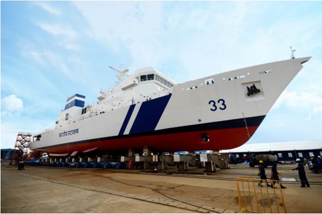 Private shipyard breaks the record! 50th warship of L&T gets ...