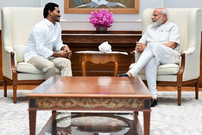 YSRCP chief Jaganmohan Reddy meets PM Modi, discusses special status for Andhra Pradesh - India ...