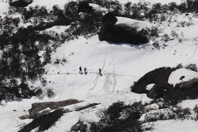 Eric Shipton Yeti Footprints