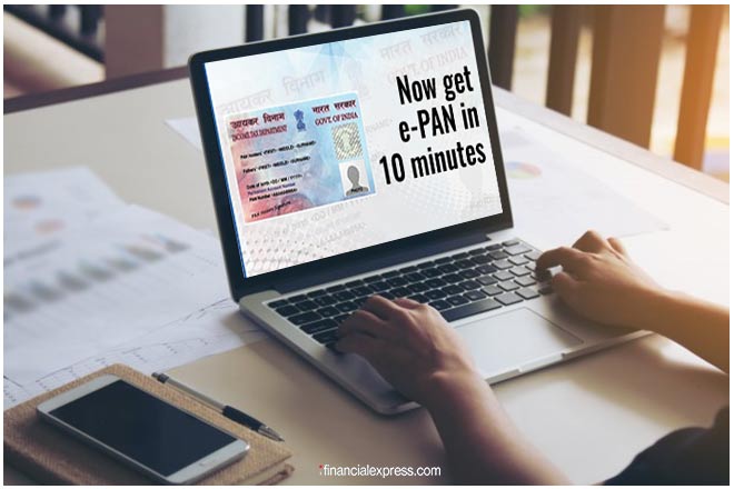 Soon get e-PAN through Aadhaar based e-KYC in less than 10 minutes ...