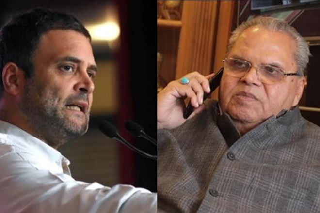 Rahul Gandhi’s Jammu and Kashmir visit: Governor Satya Pal Malik says will take decision at ...