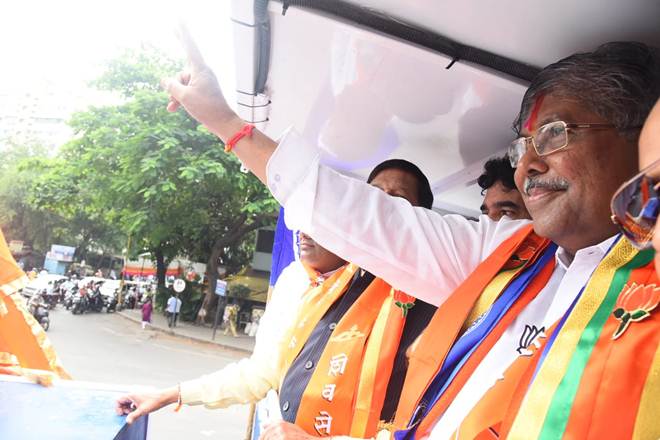 Maharashtra Assembly election: Tagged as ‘outsider’, Chandrakant Patil starts campaign in ...