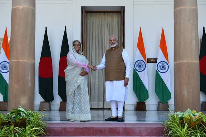 PM Modi holds talks with Sheikh Hasina; India-Bangladesh ink 7 MoUs - India News | The Financial ...