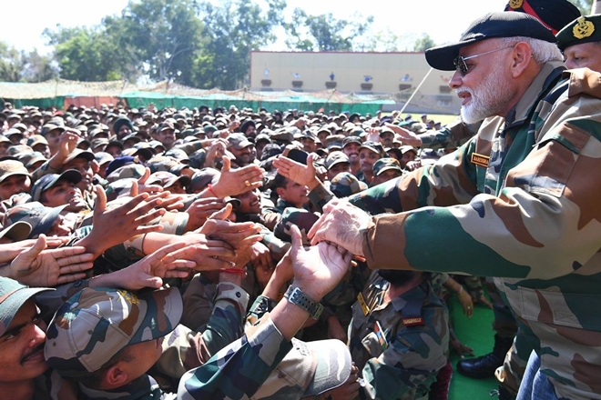 PM Modi celebrates Diwali with soldiers along LoC in Rajouri – see pics ...