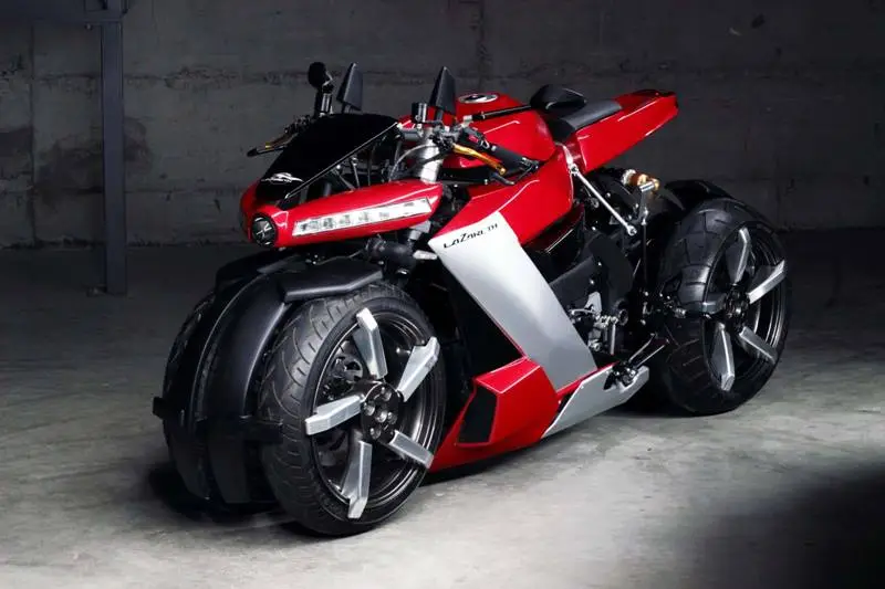 Meet Lazareth LM 410: Madcap four-wheel motorcycle with Yamaha R1 ...