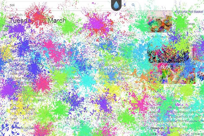 Holi 2020: Google trick to let you play Holi on smartphone - Technology ...