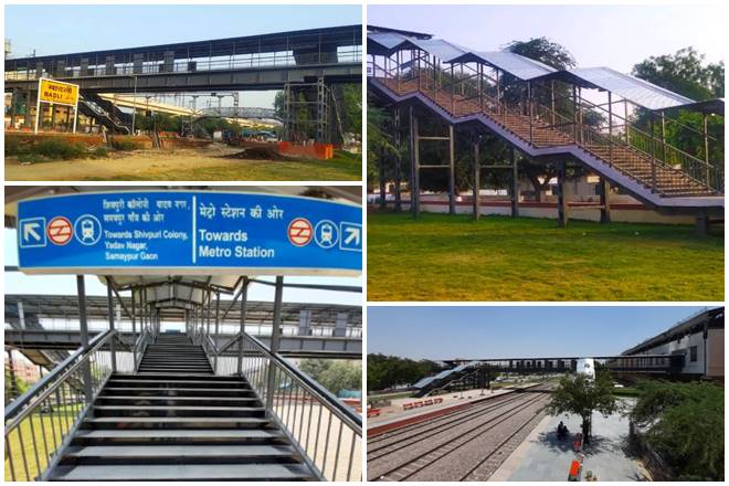 Good news for Delhi Metro and railway passengers! DMRC opens FOB at ...