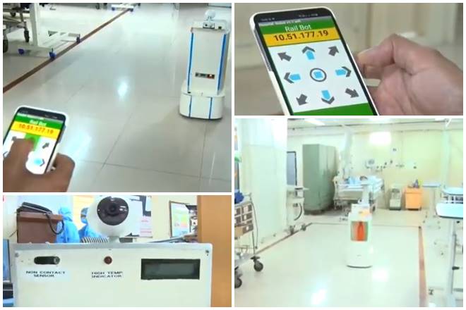 Indian Railways develops RAIL-BOT robot to assist hospital staff in ...
