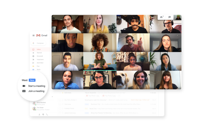 Google Meet now lets you cast your virtual meetings on to a big screen ...