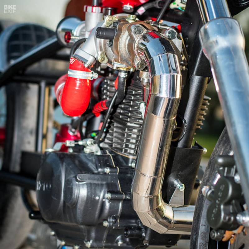 Extreme drag-bike modification for Hero Xtreme: Turbocharger and ...