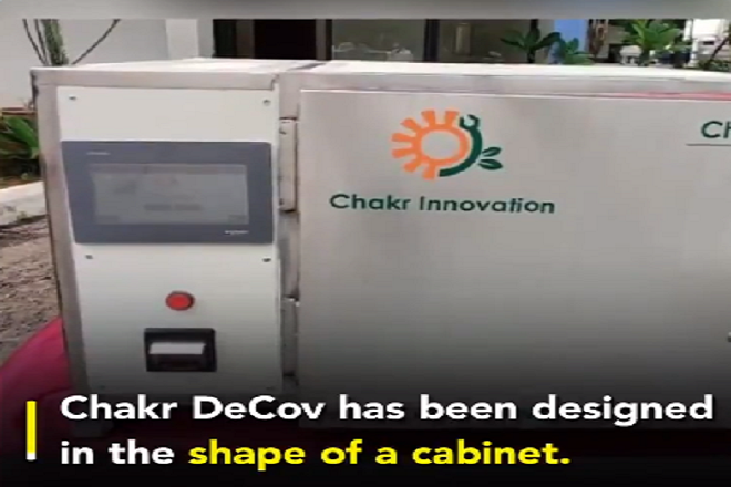 Easy way to disinfect your masks! IIT-Delhi launches ‘Chakr DeCoV ...