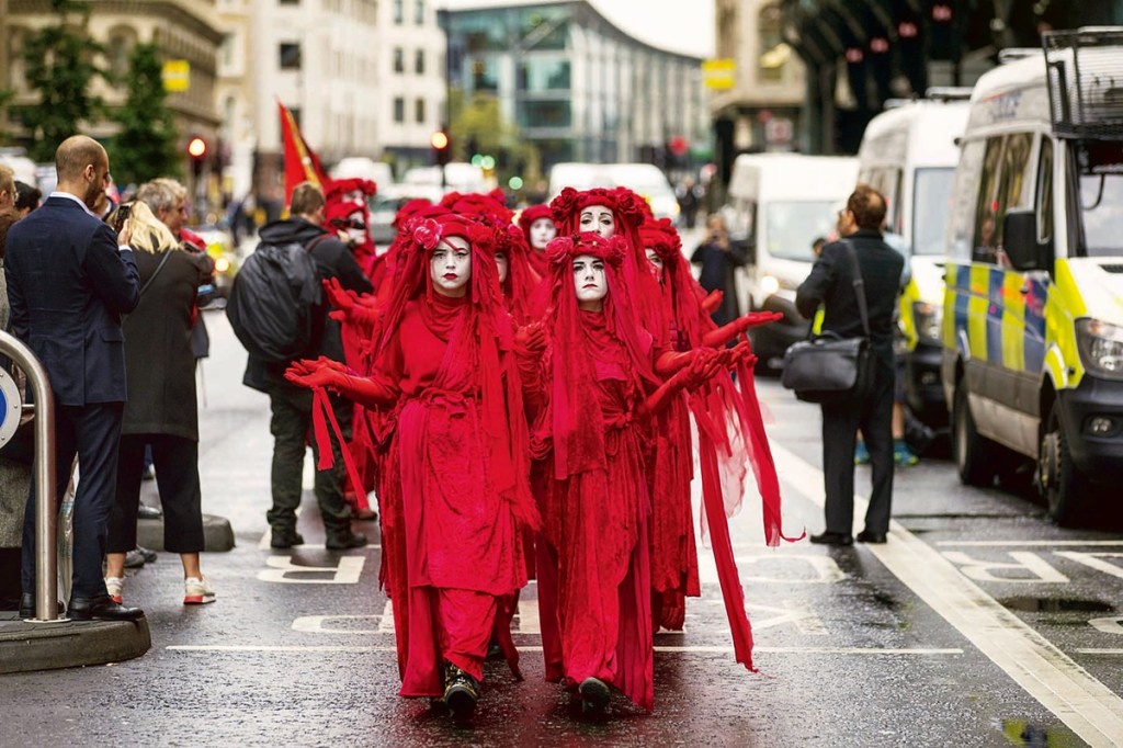 Rebels with a cause: Band of protesters raising awareness about climate ...