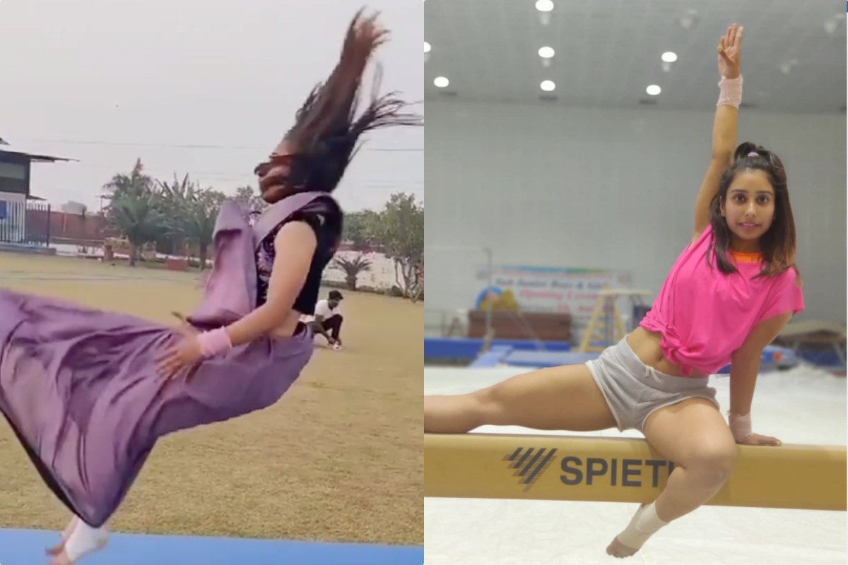 Sari-clad viral gymnast Parul Arora wants to break stereotypes around ...