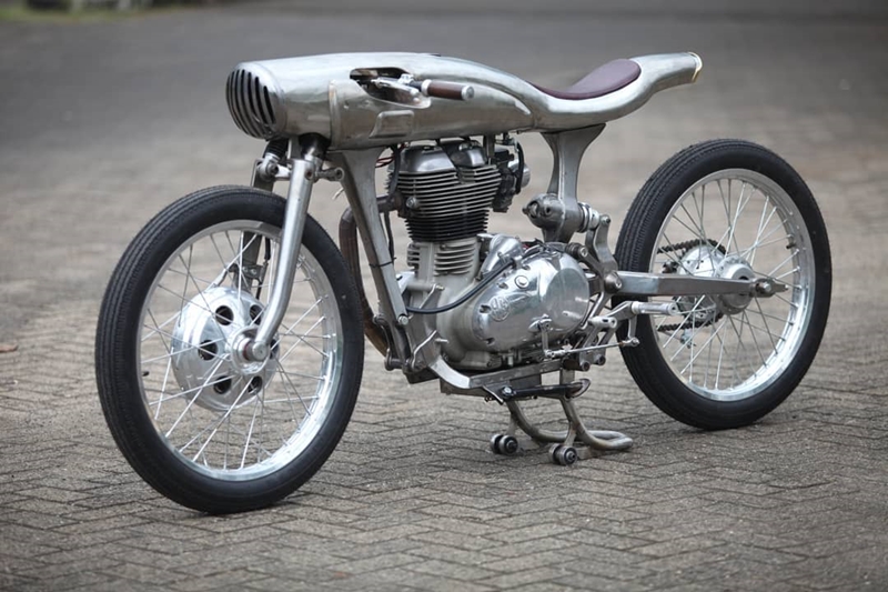Royal Enfield Bullet 500 custom-built cafe racer by Kromworks: Unique ...