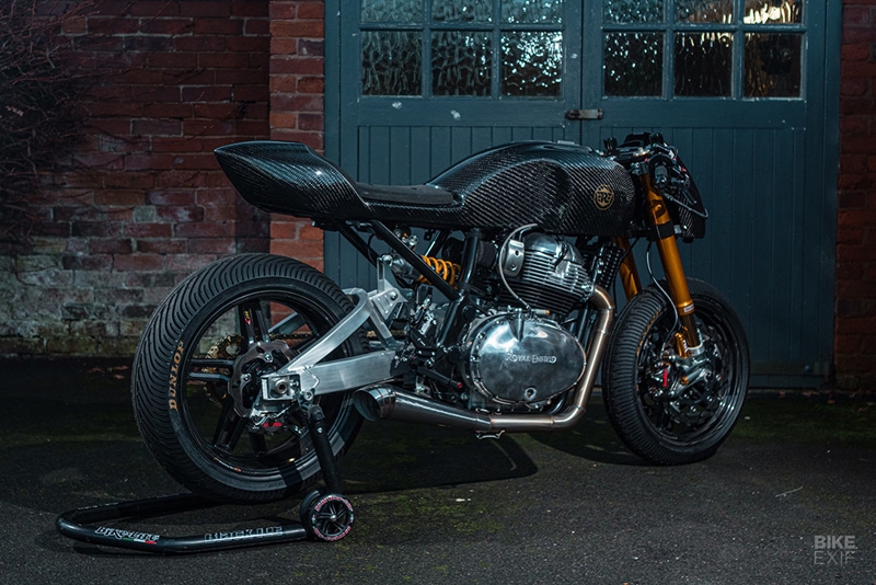 This Royal Enfield Continental GT 650 looks real exotic! Custom-built ...