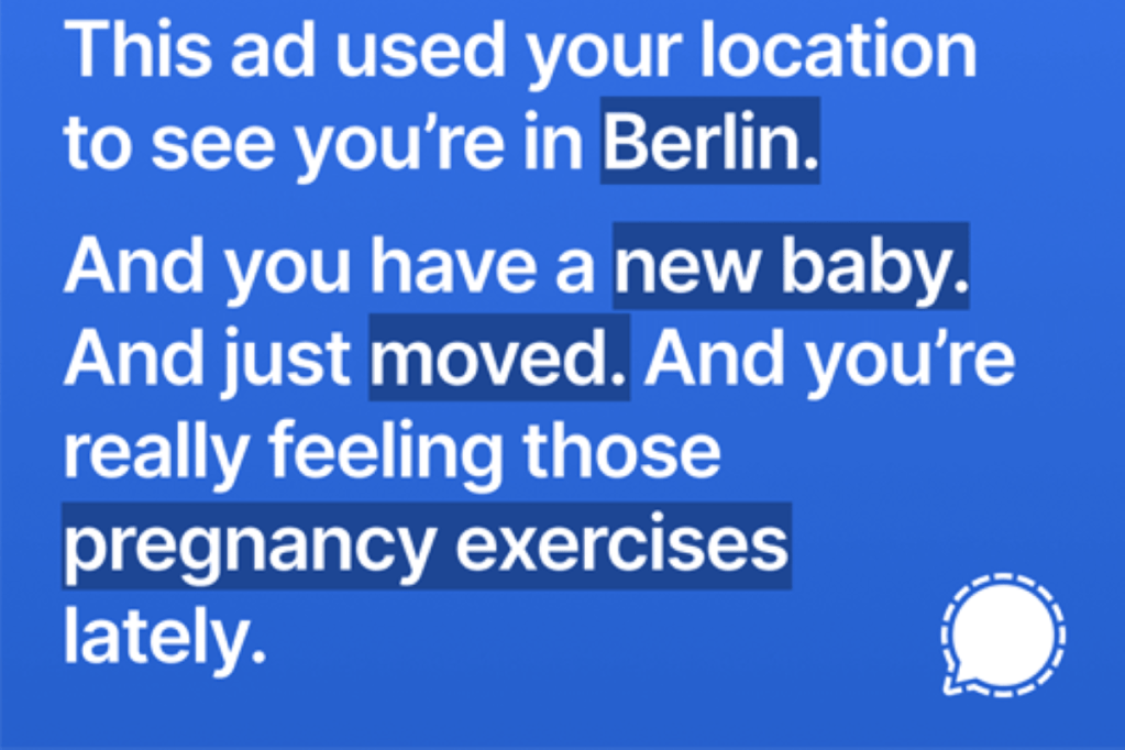 WhatsApp-rival Signal tried to expose Facebook’s targeted advertising ...