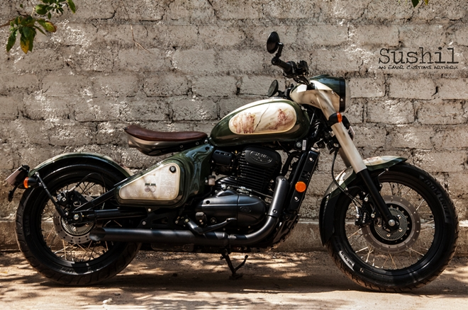 Jawa Perak customised as a beautiful tribute to martyred Army ...