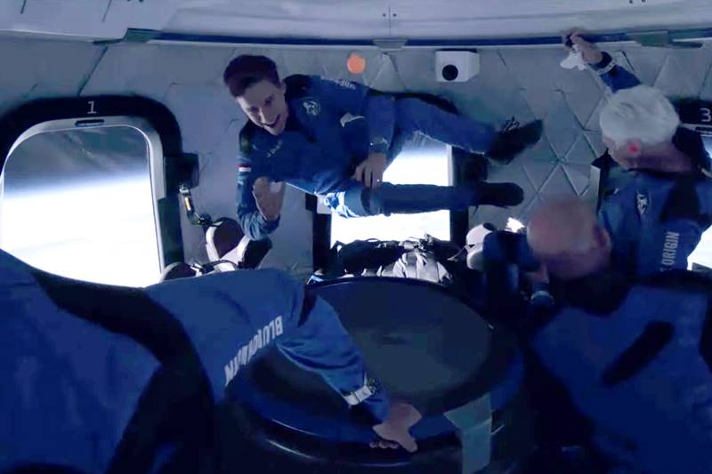 Billionaire Jeff Bezos blasts into space on his Blue Origin’s New ...