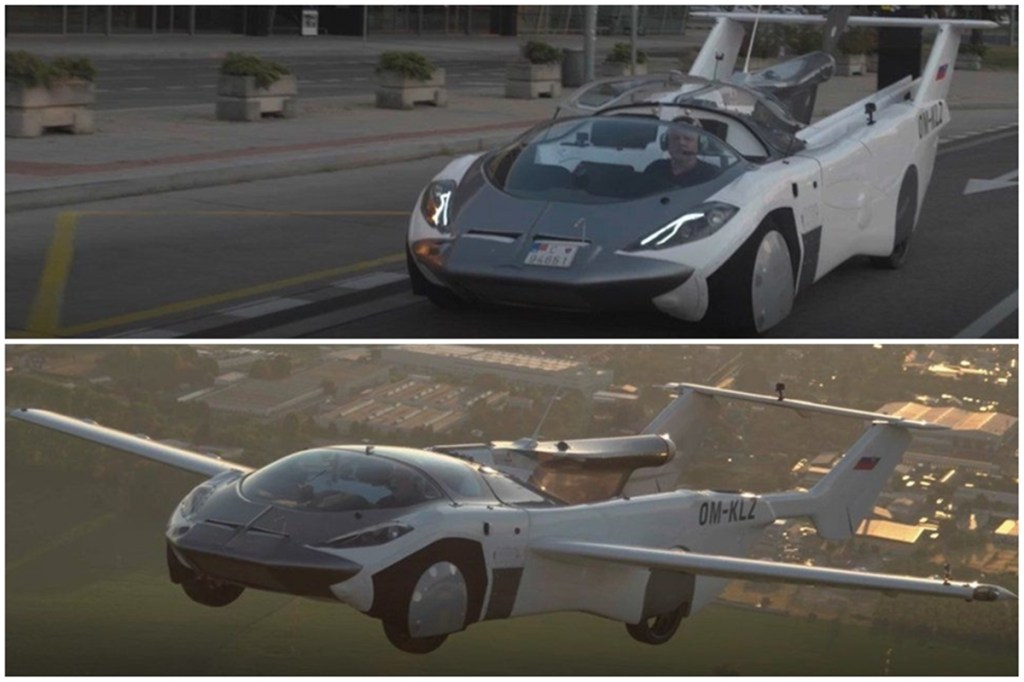 Video: BMW-powered convertible flying car completes test flight between ...