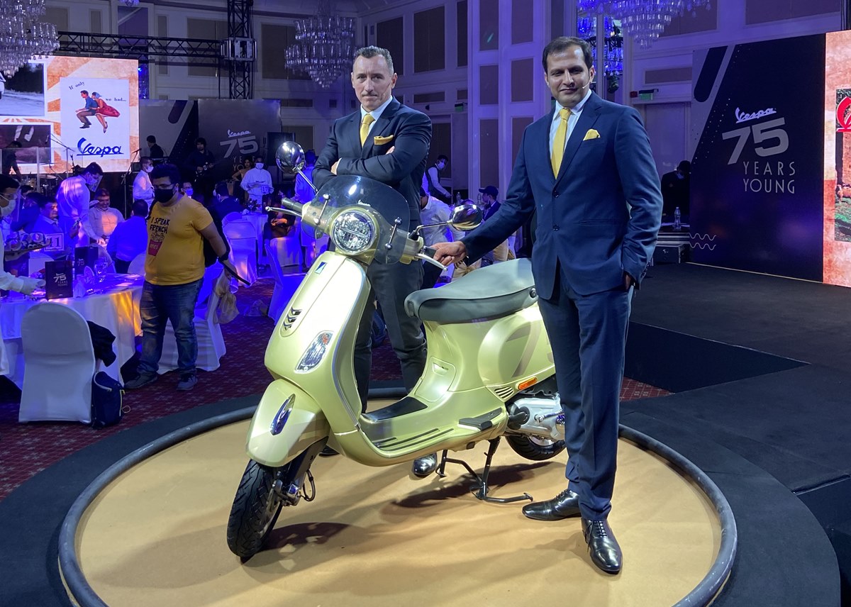 Vespa 75th anniversary edition launched: New features of this Rs 1.4 ...