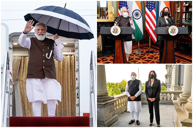 Modi in USA: PM meets Kamala Harris, discusses bilateral ties – See ...