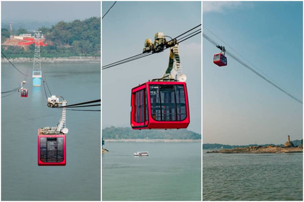 Brahmaputra Ropeway, Guwahati: Longest river ropeway project in India ...
