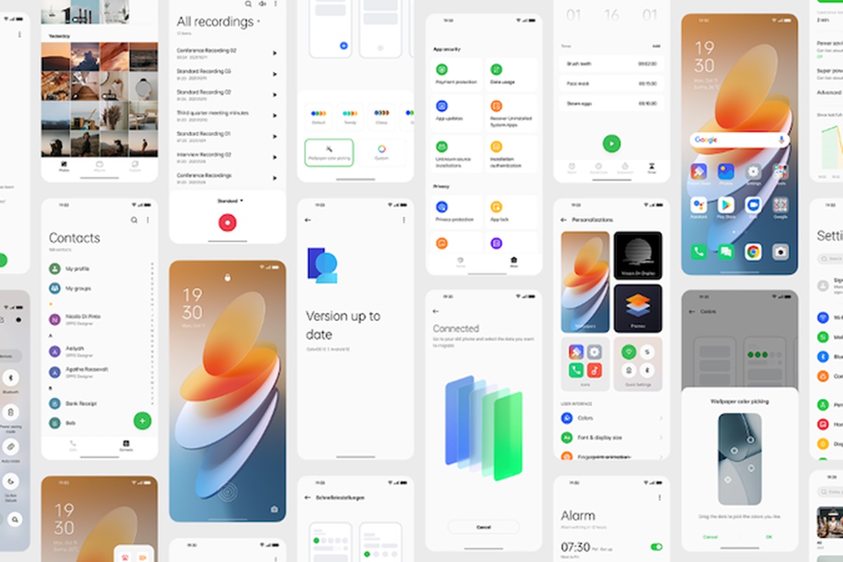 Oppo unveils Android 12-based ColorOS 12 global version with improved ...