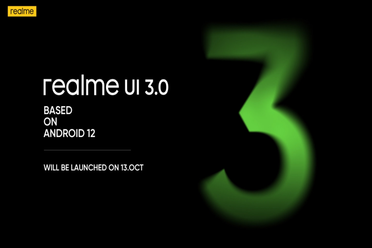 Realme UI 3.0 launching on October 13, Realme GT series to receive ...