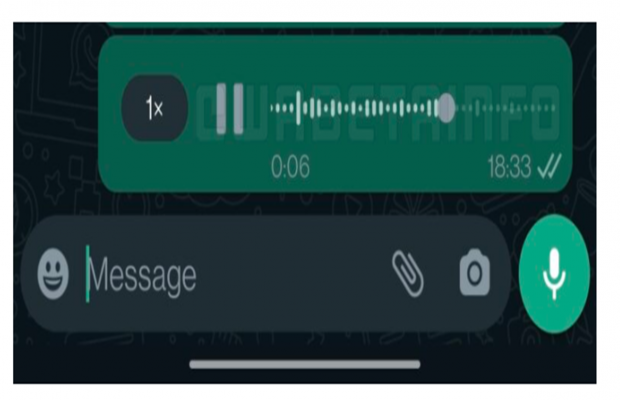 WhatsApp starts rolling out new waveform design for voice messages ...