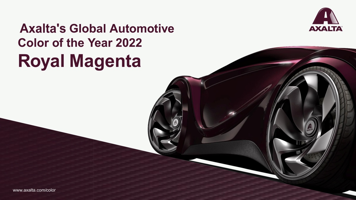 Axalta: Royal Magenta Is The Global Automotive Color Of The Year 2022 ...