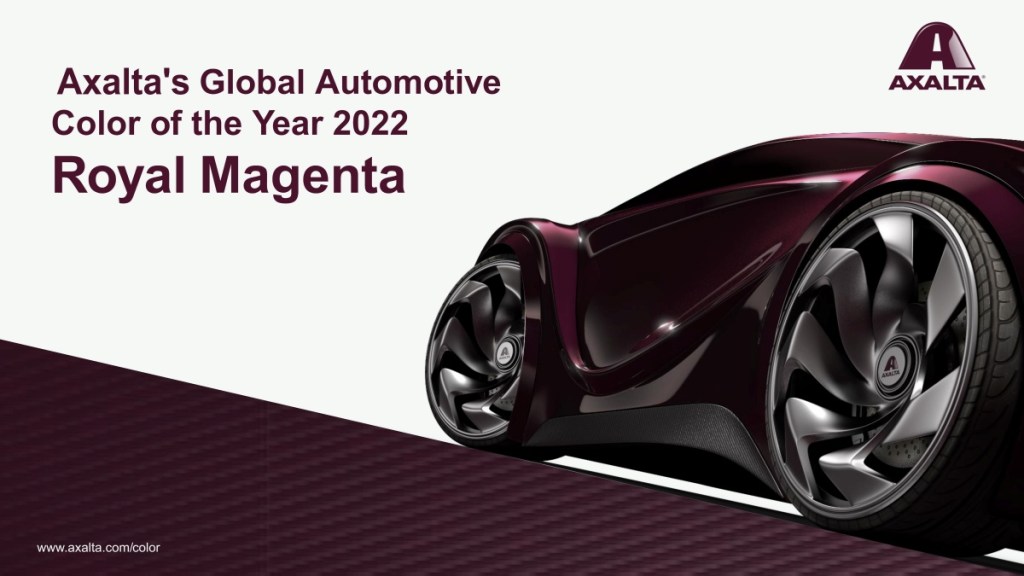 Axalta: Royal Magenta Is The Global Automotive Color Of The Year 2022 ...