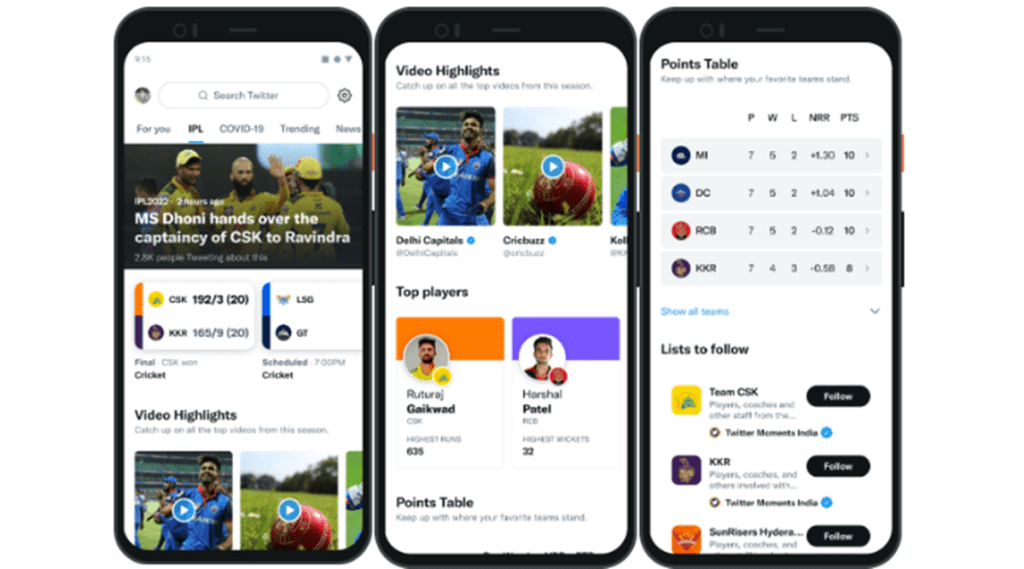 Twitter India announces testing of new Cricket tab as IPL 2022 fever ...