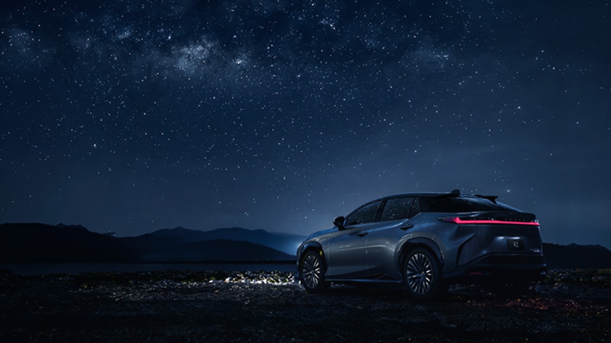 Lexus RZ electric SUV officially teased again: World premiere tomorrow ...