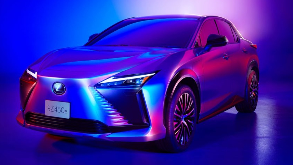 Lexus RZ electric SUV officially teased again: World premiere tomorrow ...