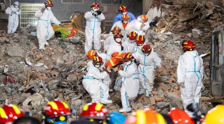53 dead in China building collapse, search for trapped ends - World ...