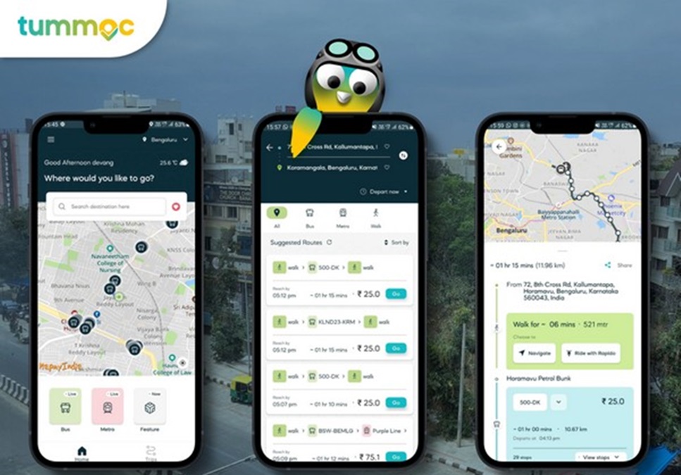 Tummoc Public Transport App crosses half million users mark | The Financial Express