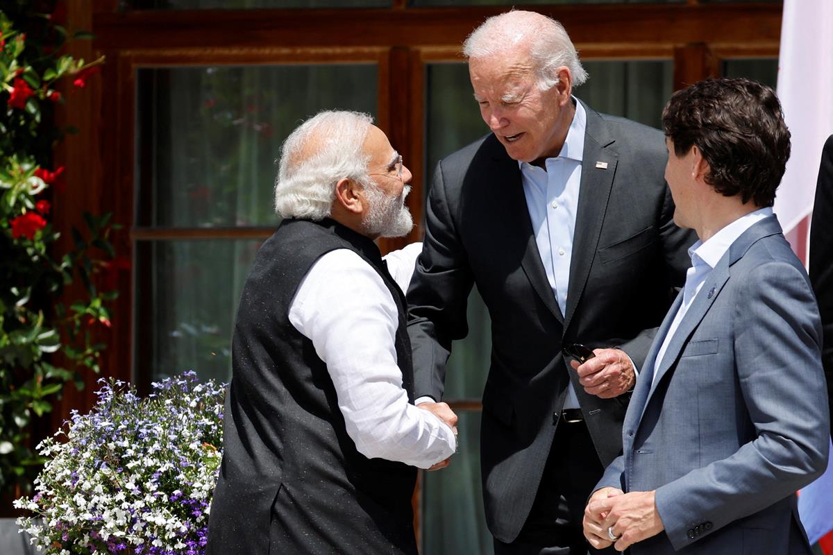 In Pictures | PM Modi’s warm moments with world leaders during G7 ...