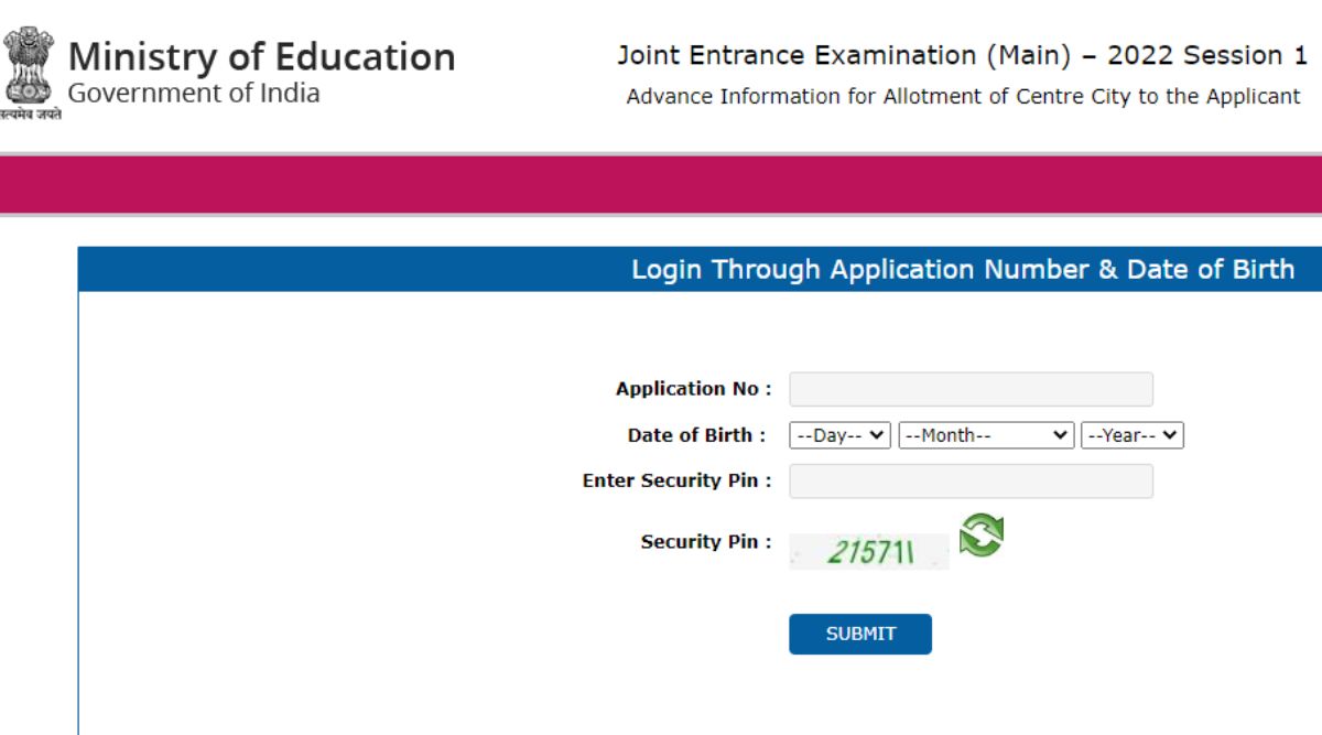 NTA releases JEE Main 2022 exam city intimation slips, admit cards to be out soon on jeemain.nta ...
