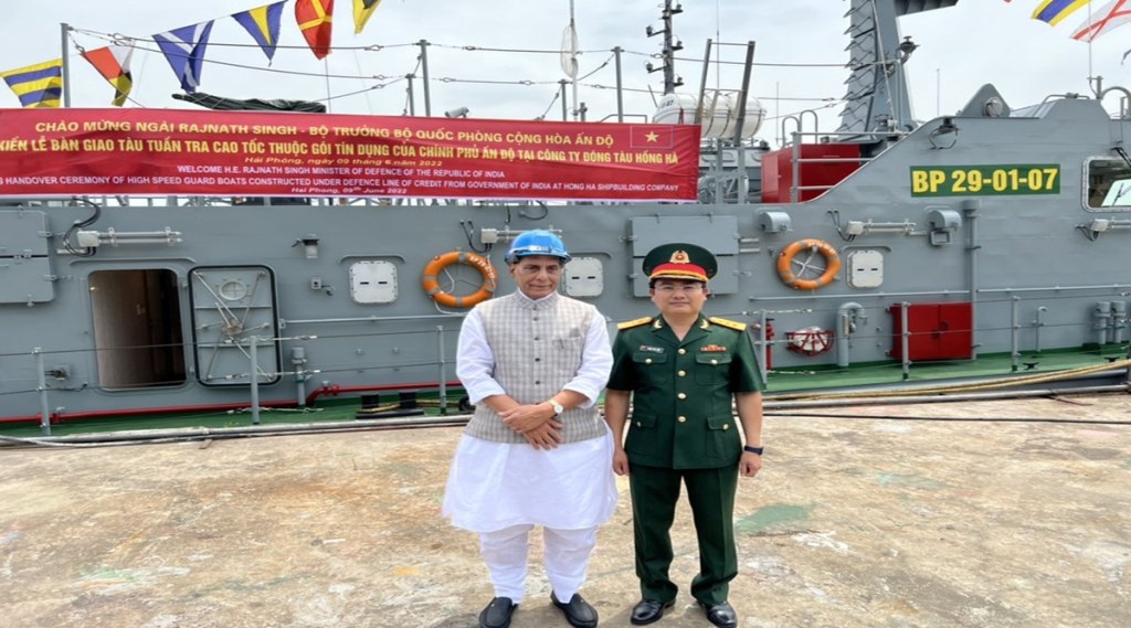 Defence Minister Rajnath Singh hands over 12 high-speed guard boats to ...