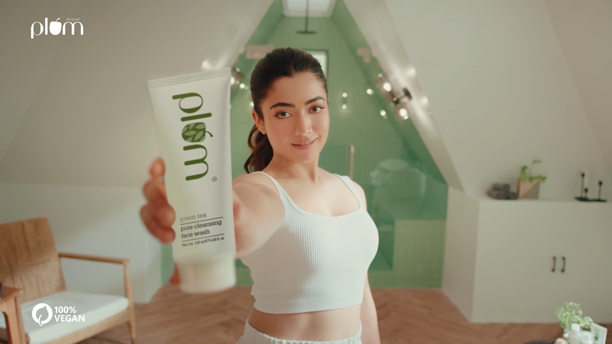 D2C brand Plum unveils ad film with brand ambassador Rashmika Mandanna ...