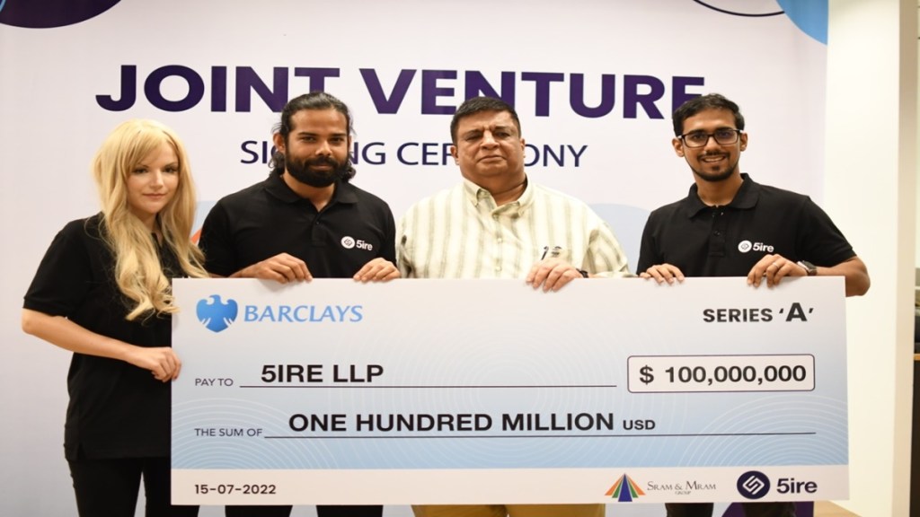 Blockchain start-up 5ire raises $100 million from UK-based conglomerate ...