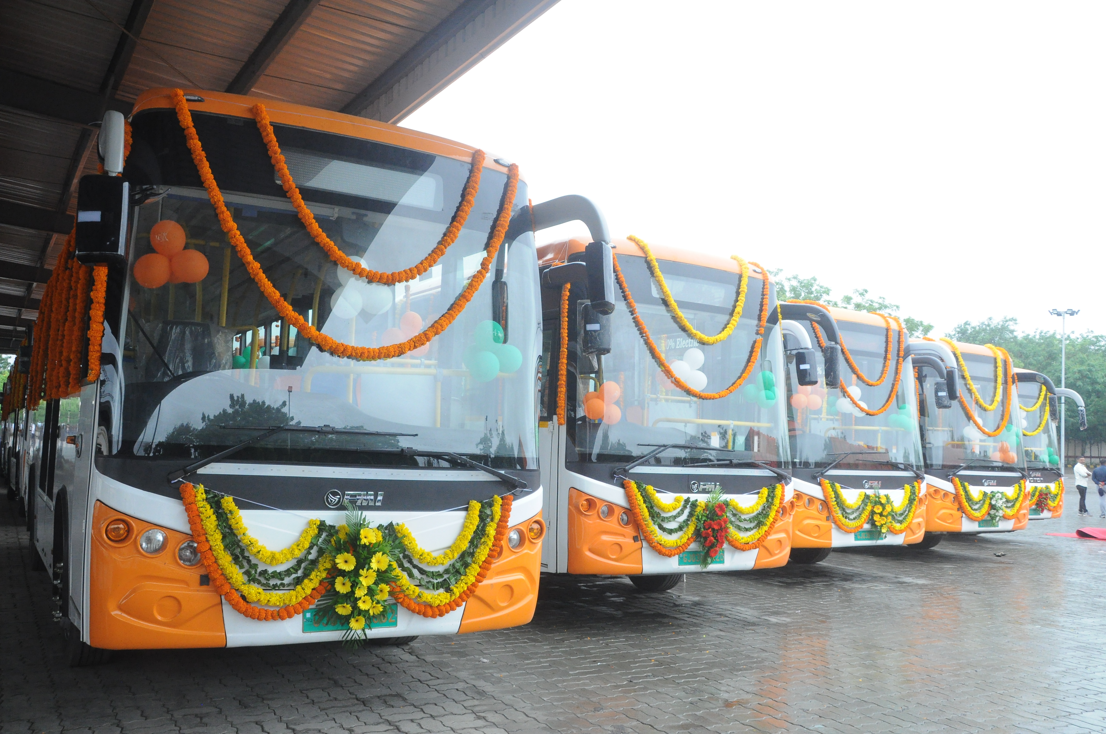 PMI Electro sets up Rajkot’s first electric bus depot - Express ...
