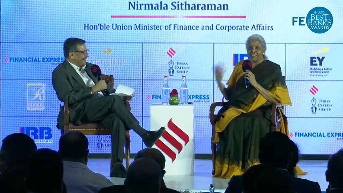 FE India's Best Banks Awards 2022, FM Nirmala Sitharaman speaks ...