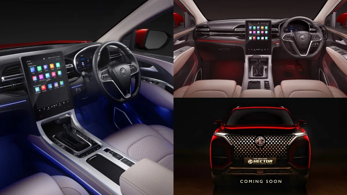 2022 MG Hector interior revealed: Gets India's largest touchscreen ...