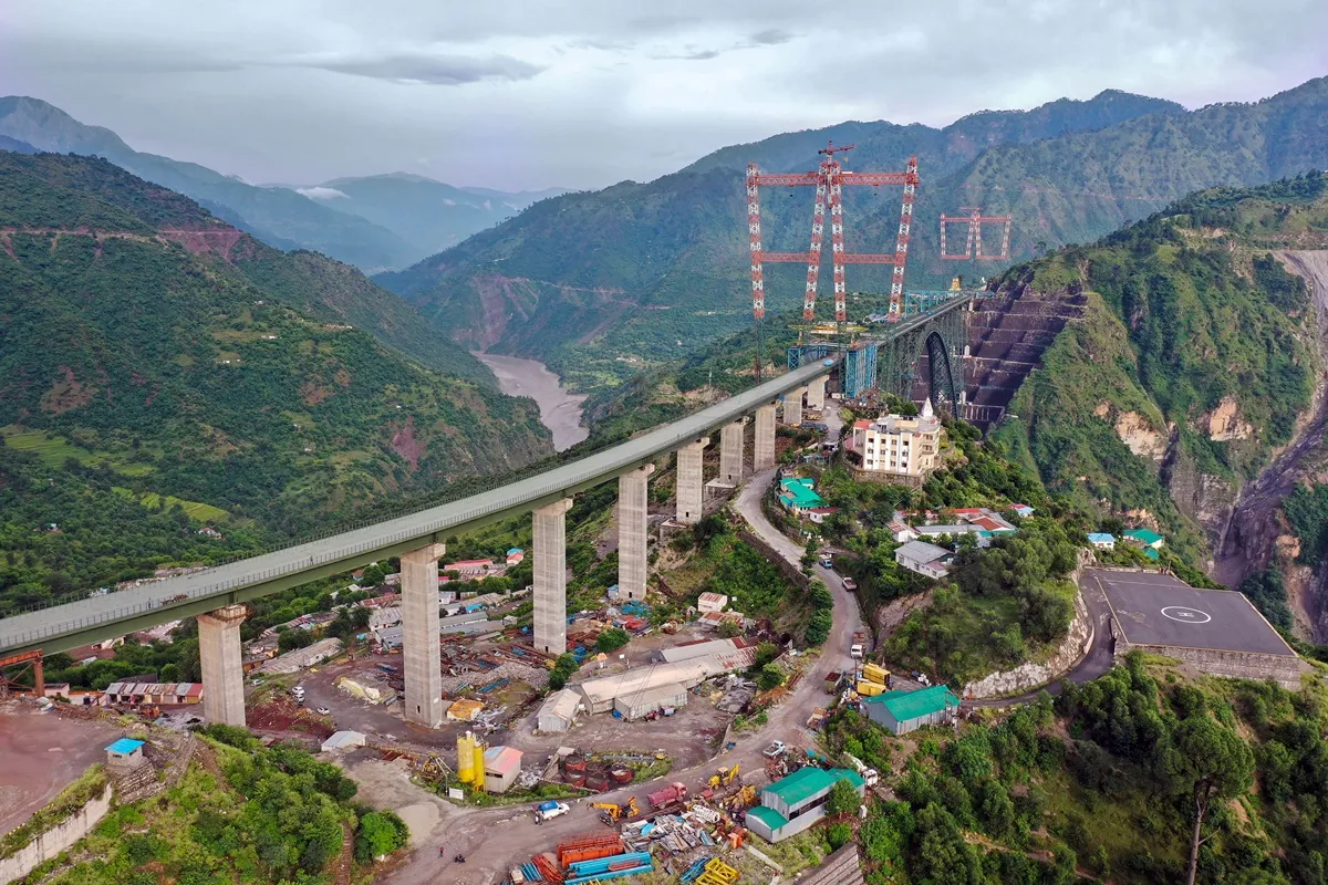 Breathtaking! Drone images show stunning view of world’s highest single ...