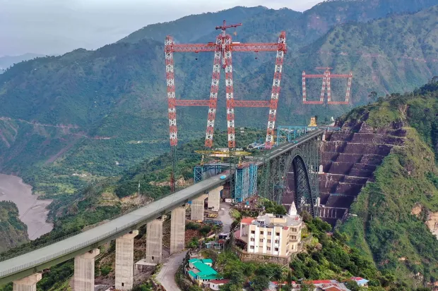 Breathtaking! Drone images show stunning view of world’s highest single ...